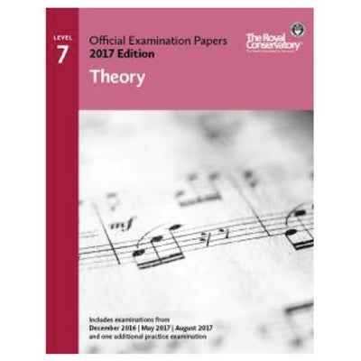 2017 RCM Official Examination Papers: Level 7 Theory | Merriam Bookstore